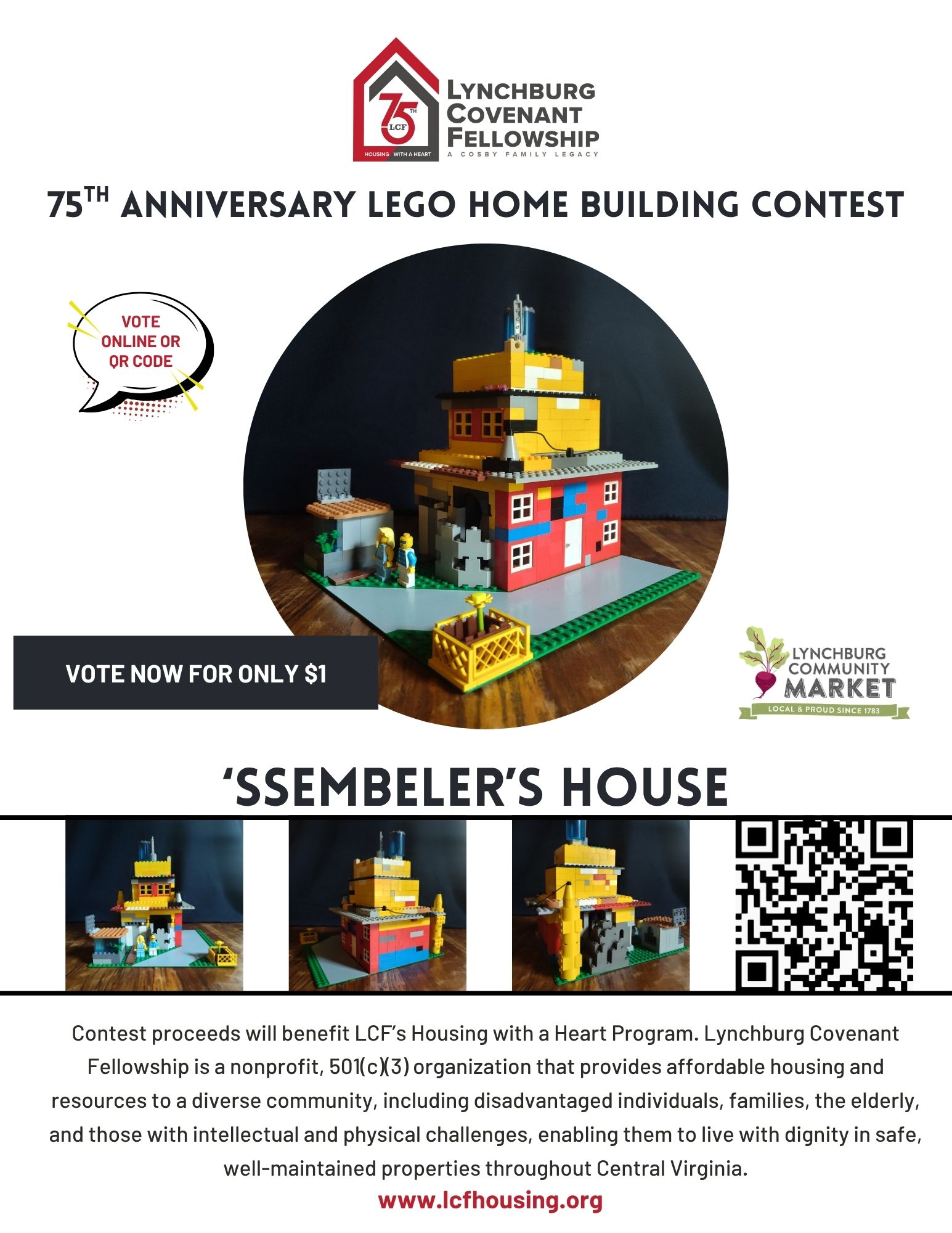 LEGO Home Building Contest – Lynchburg Covenant Fellowship